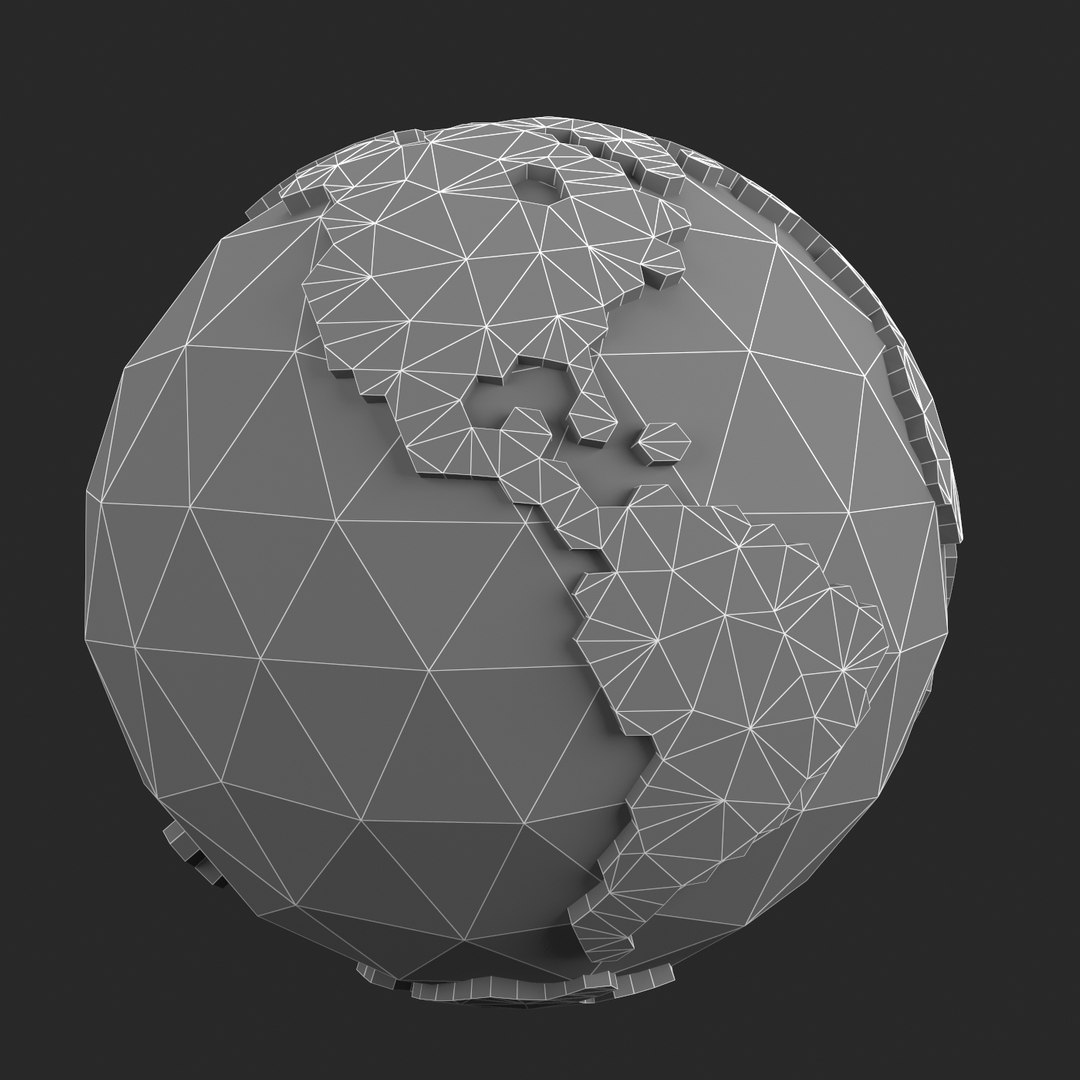 3D Cartoon Earth Model - TurboSquid 1266733