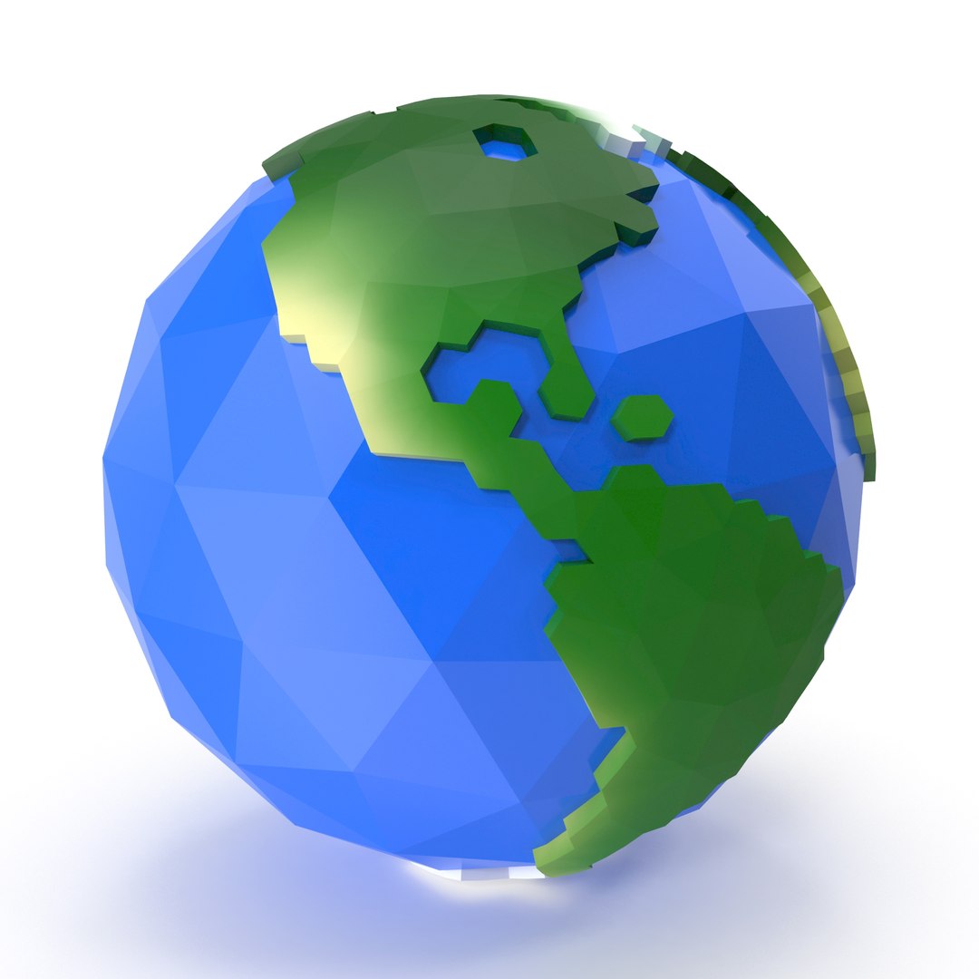 3D Cartoon Earth Model - TurboSquid 1266733
