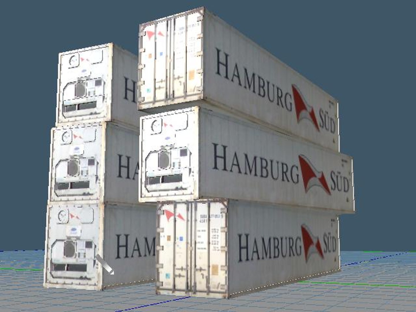 3d Container Model