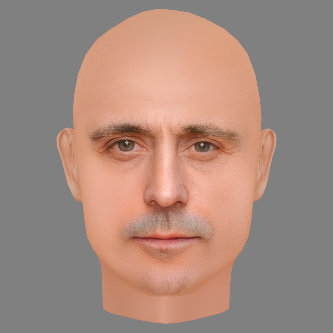 3D Model Mark Strong Head - Low Poly Head For Game - TurboSquid 2303695
