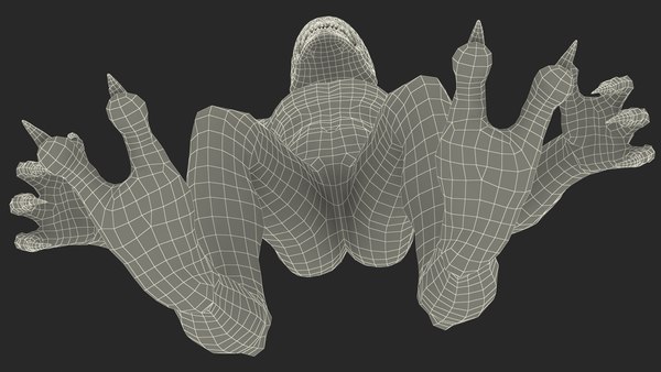 3D Monster Creature Rigged for Cinema 4D - TurboSquid 1717747