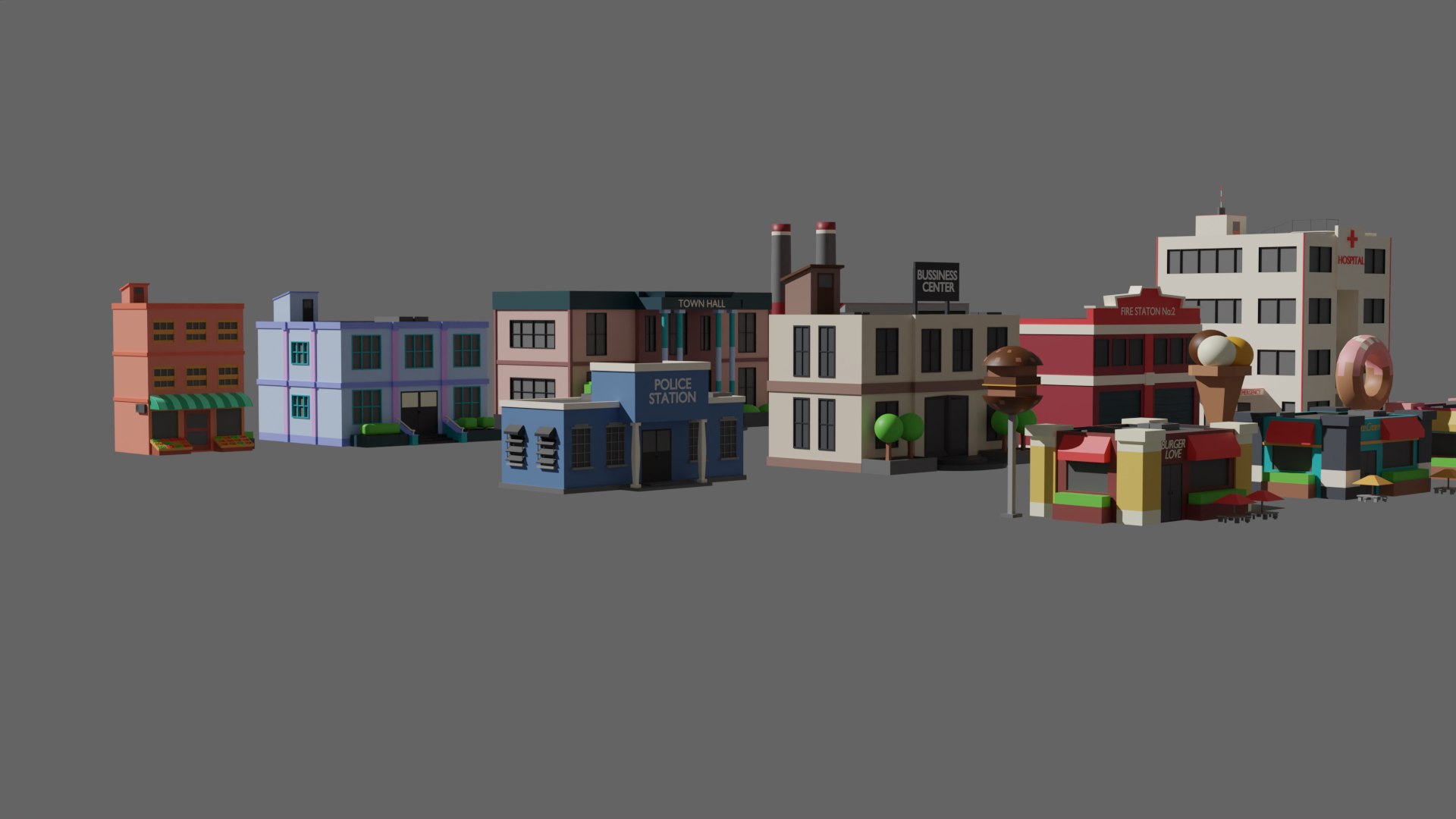 SIMPLE BUILD PACKAGE - Low Poly 3D Model - TurboSquid 2057208