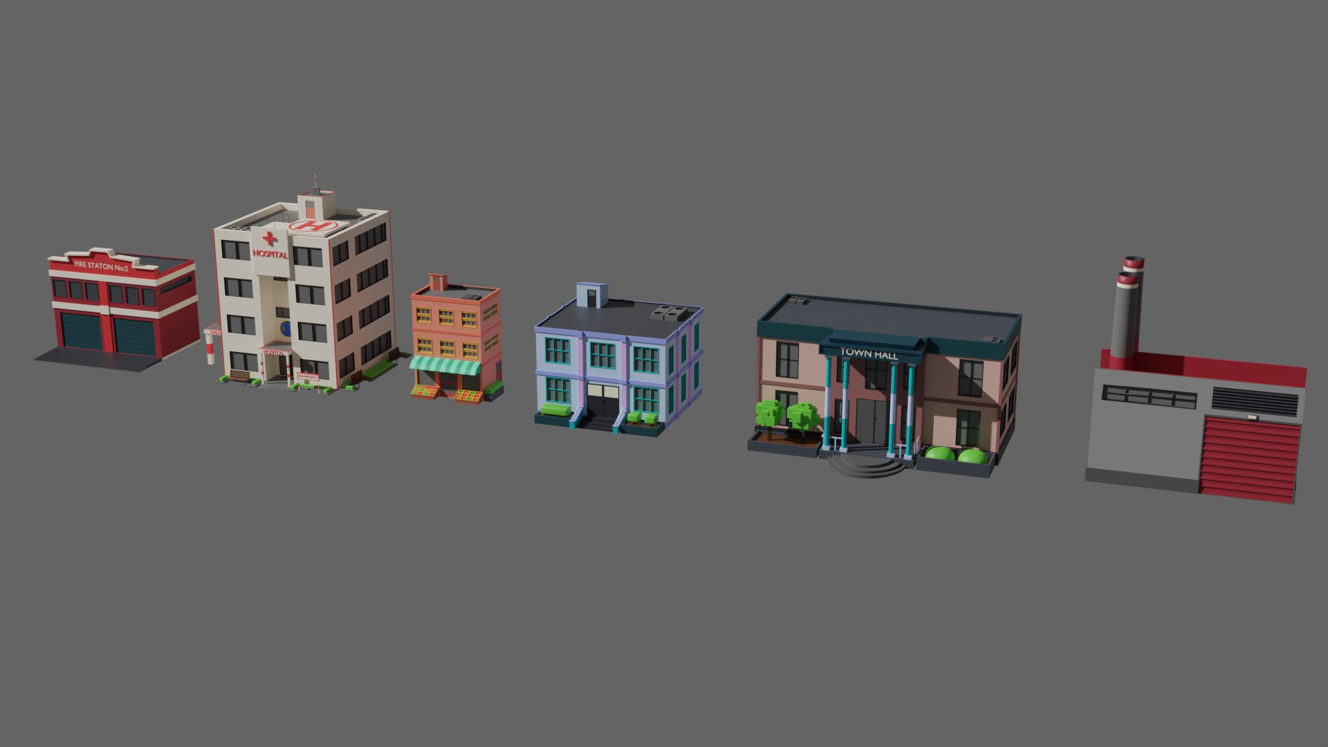 SIMPLE BUILD PACKAGE - Low Poly 3D Model - TurboSquid 2057208