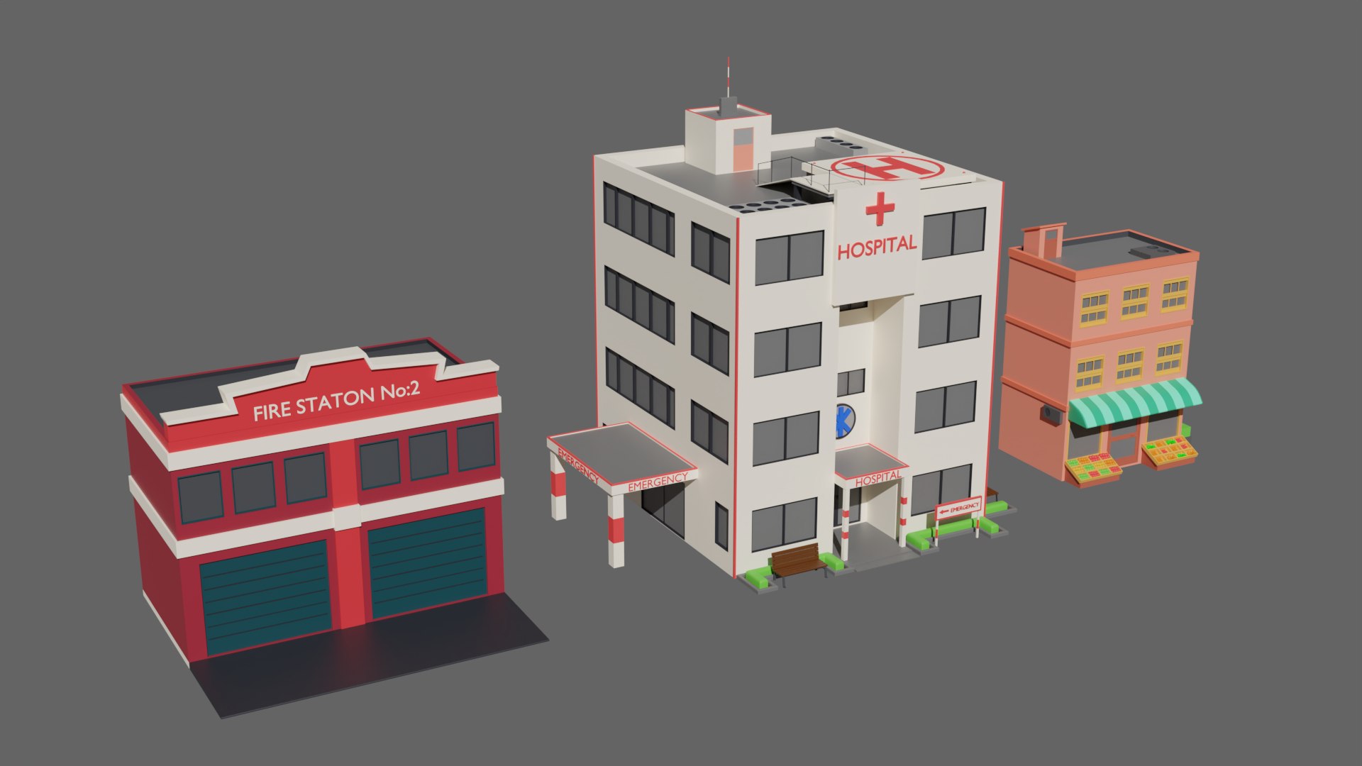 SIMPLE BUILD PACKAGE - Low Poly 3D Model - TurboSquid 2057208