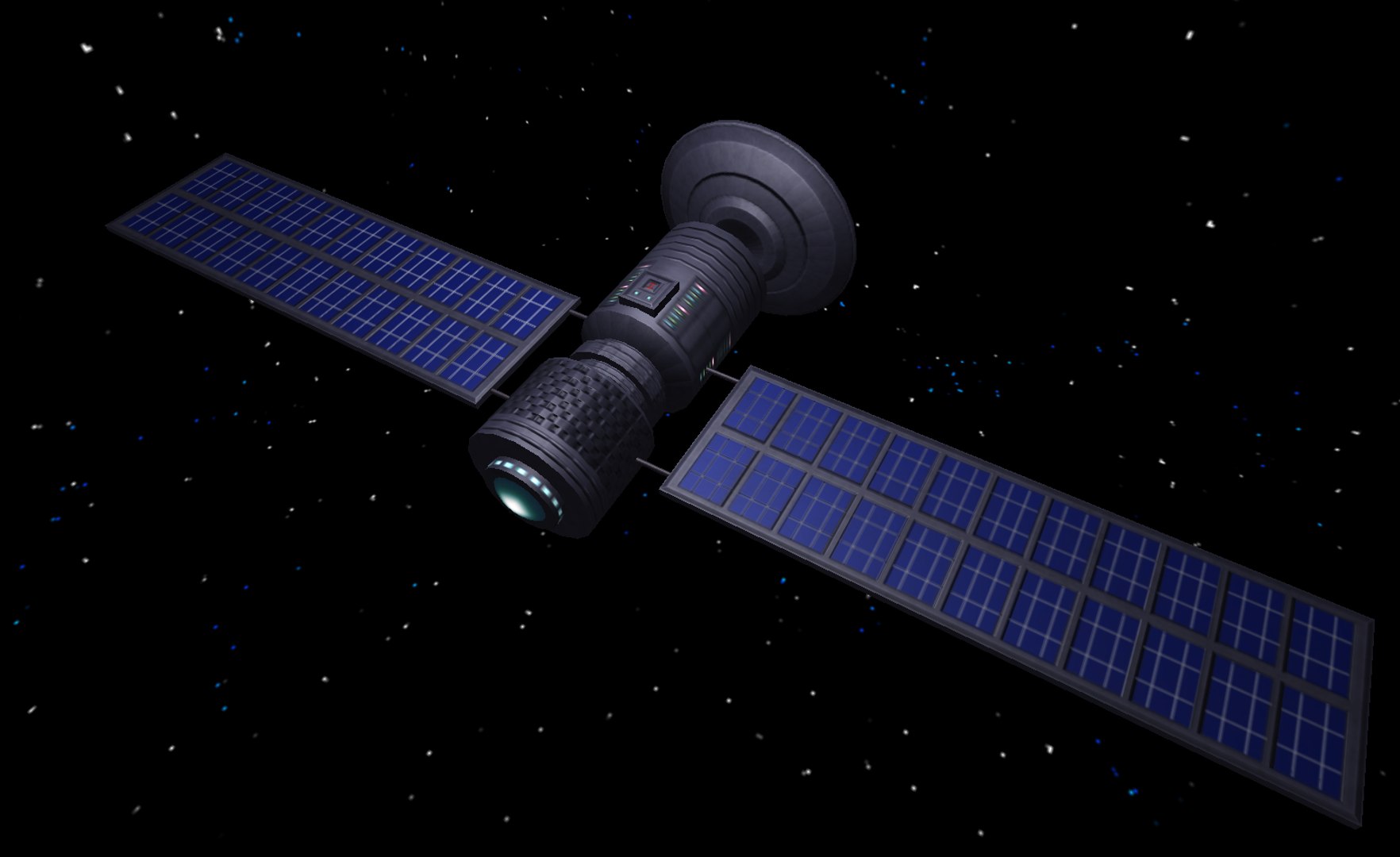 Satellite Space 3d Model
