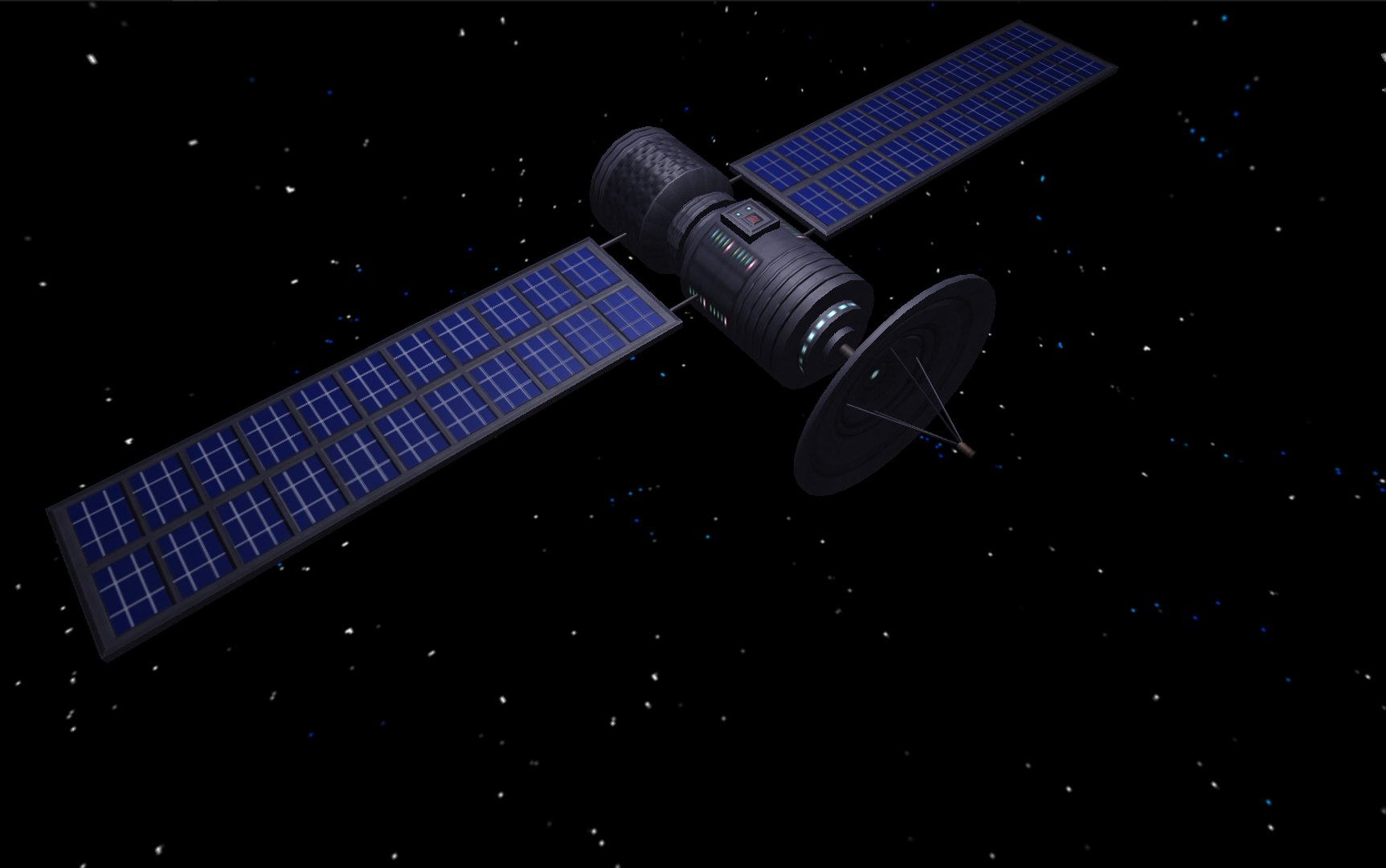 Satellite Space 3d Model