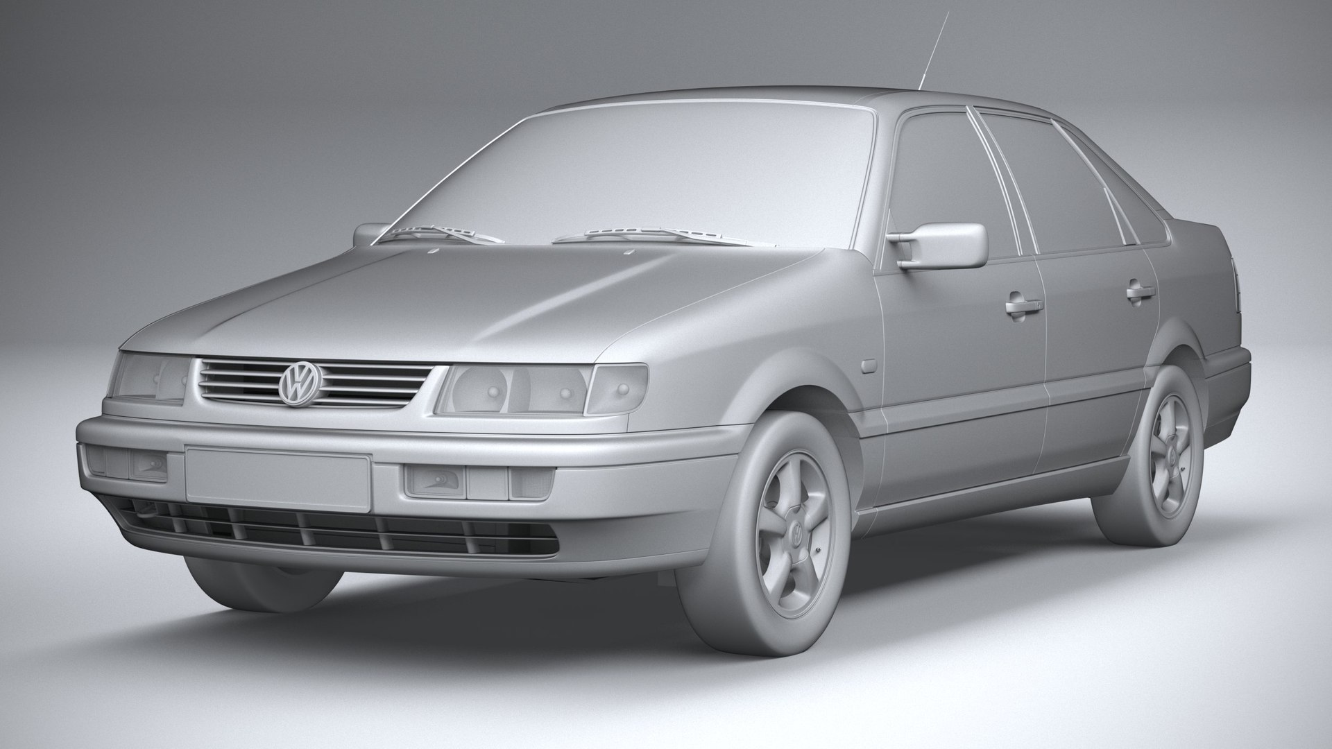 Volkswagen Passat B4 sedan 3D - TurboSquid 1889058