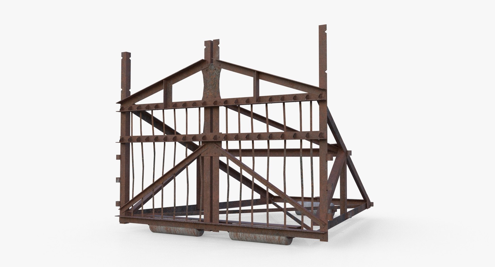 3D Belgian Gate - TurboSquid 1421063