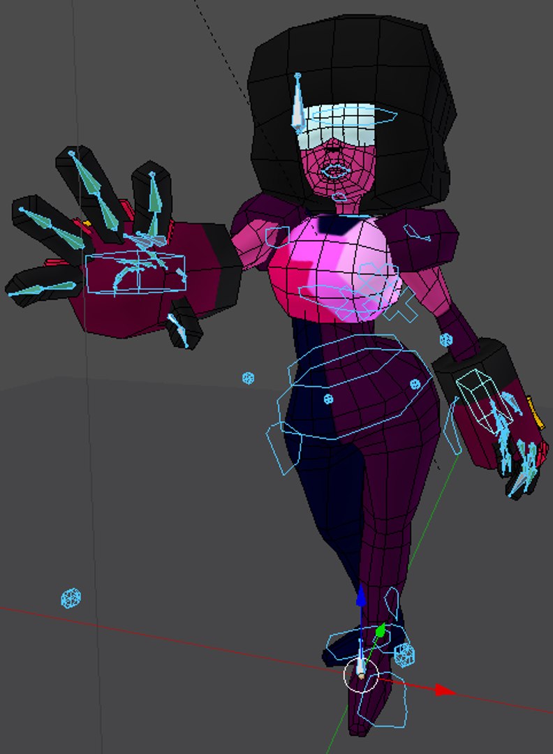 3D Rigged Garnet Model - TurboSquid 1311431