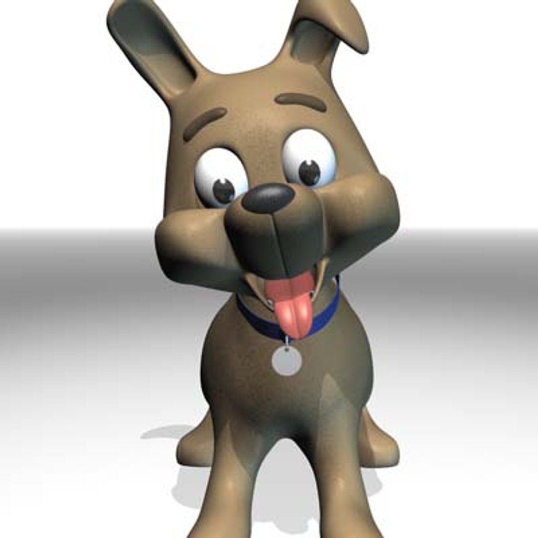 Character Dog 3d Dxf