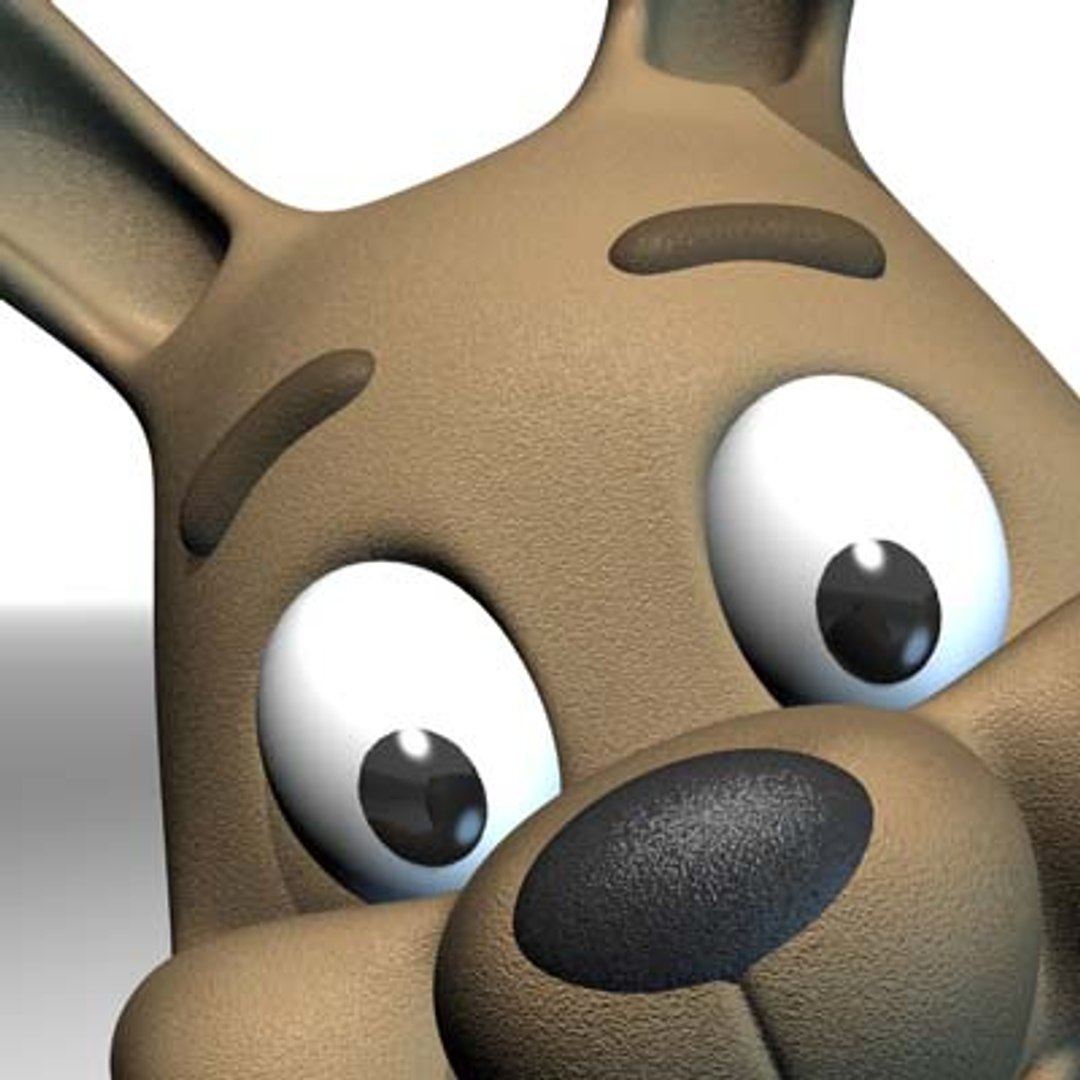 Character Dog 3d Dxf