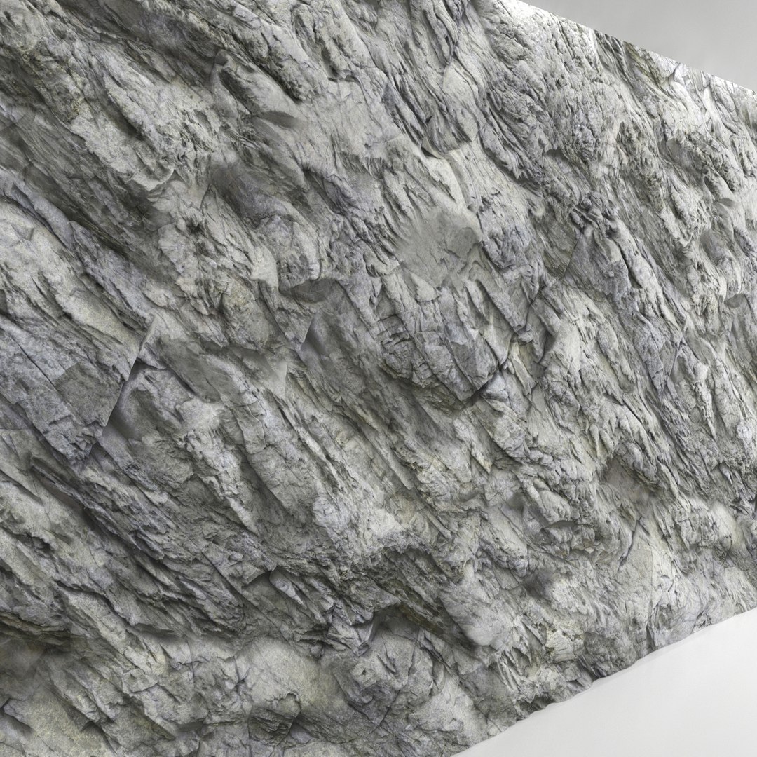 3D Rock Wall Model - TurboSquid 1585076
