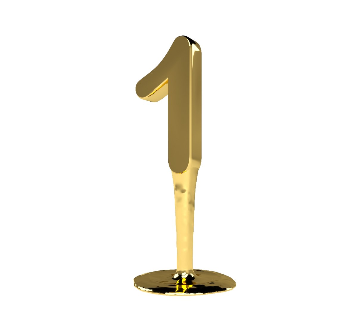 Number Model - TurboSquid 1409081