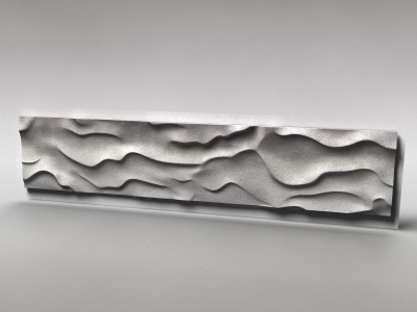 Architecture Wall Sand 3d Model