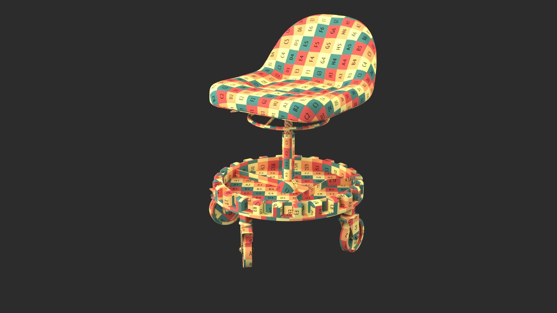 Workshop Stool 3D model - TurboSquid 2033429