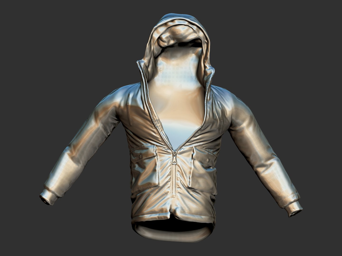 3D Winter Jacket Model - TurboSquid 1862410