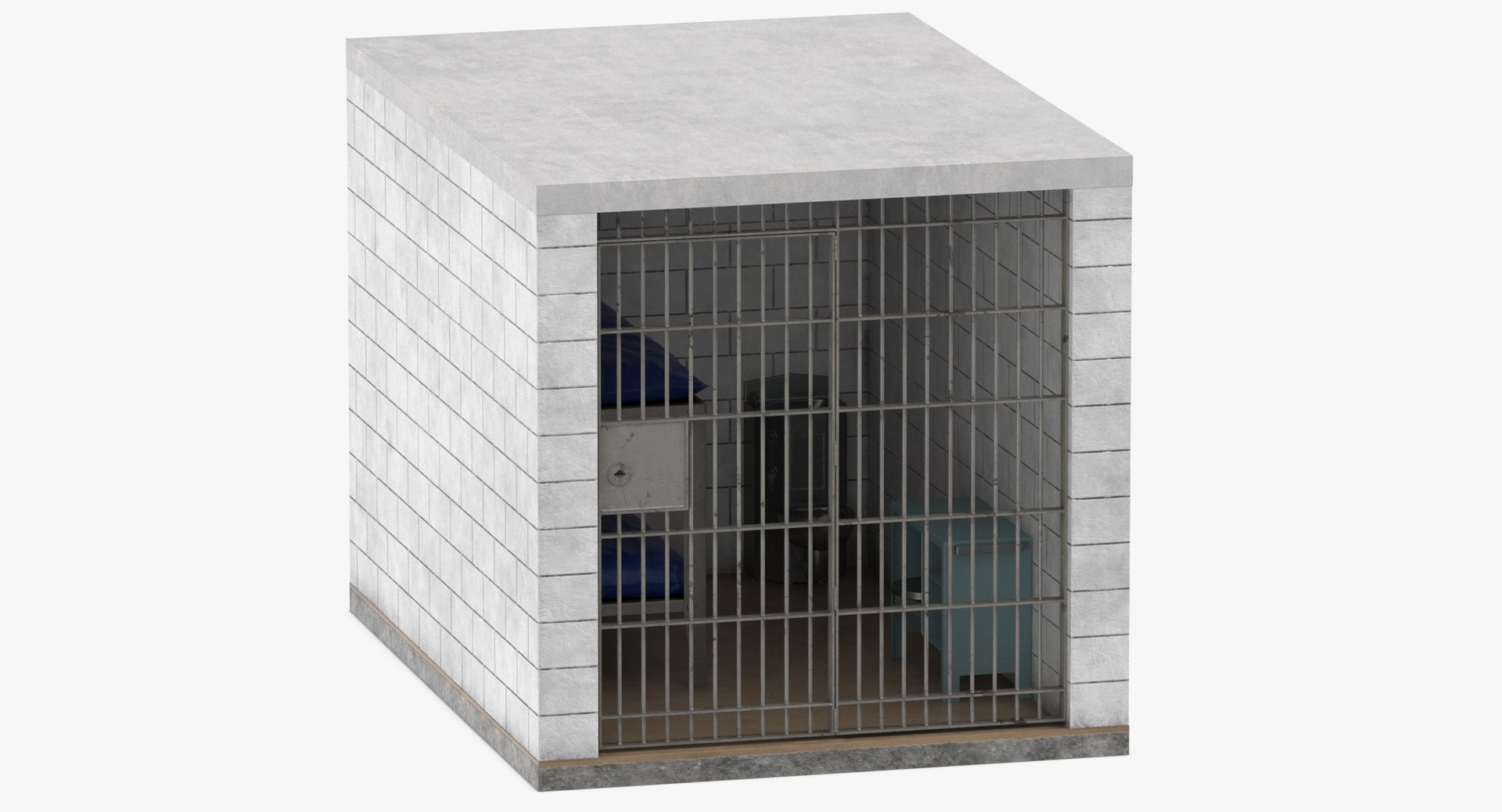 3D model jail cells - TurboSquid 1333868