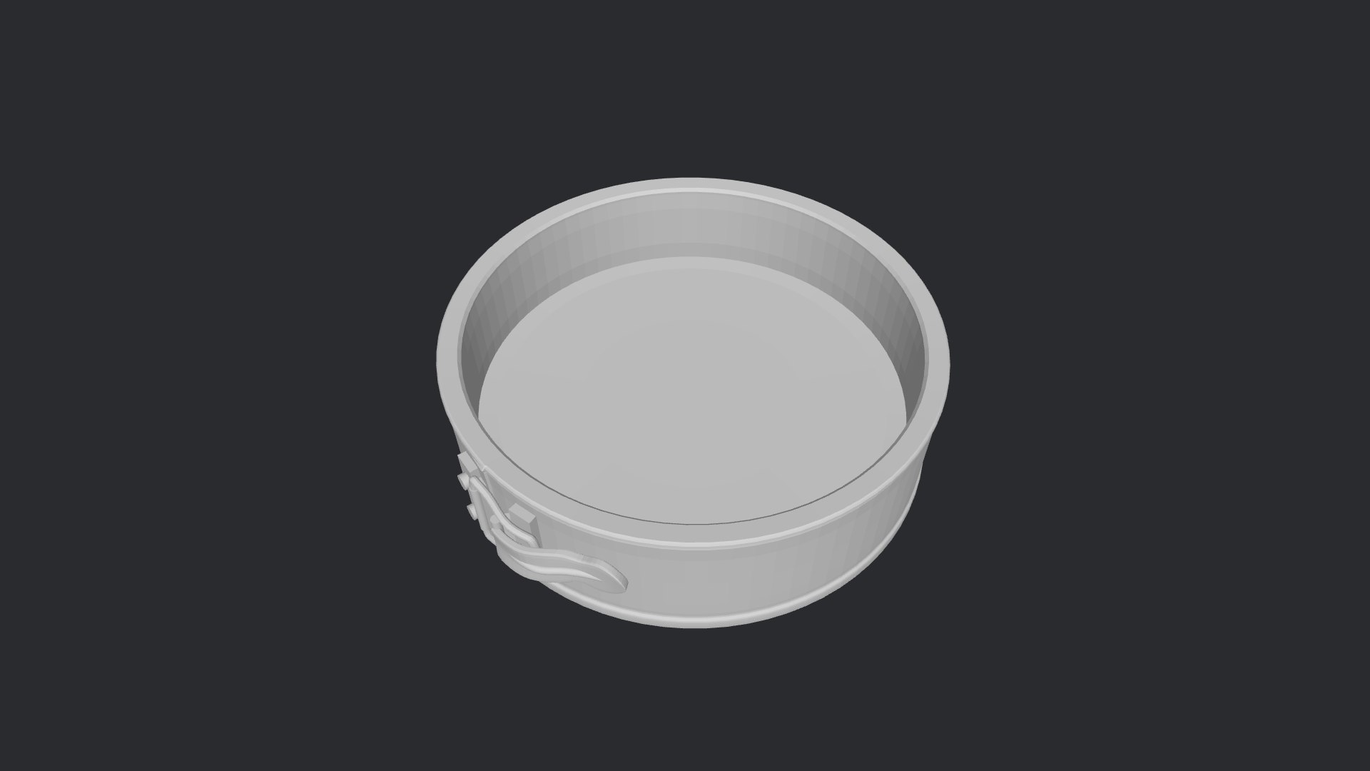 Dollhouse Miniature Cake Pan Model Ready To Print 3D - TurboSquid 2102416