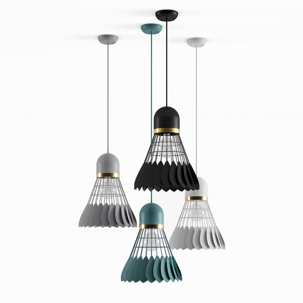 Badminton lamp interior 3D - TurboSquid 1395818