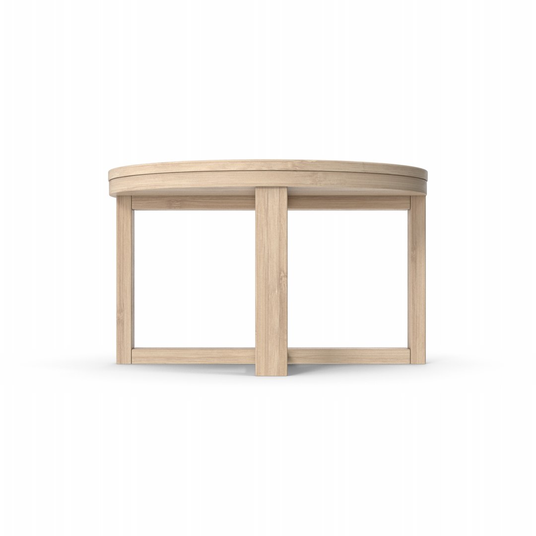 Wooden Ring Table 3D Model - TurboSquid 1842092