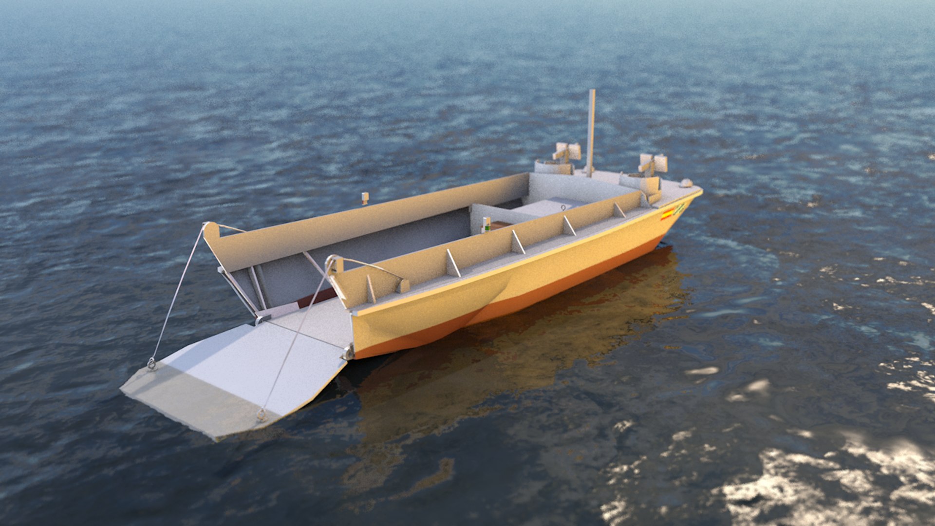 Lcvp Military Boat 3D Model - TurboSquid 1460484