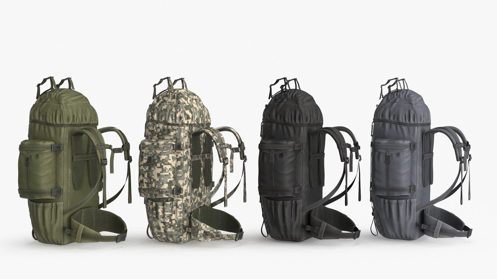 Tactical Military Backpack 3D model - TurboSquid 2060810