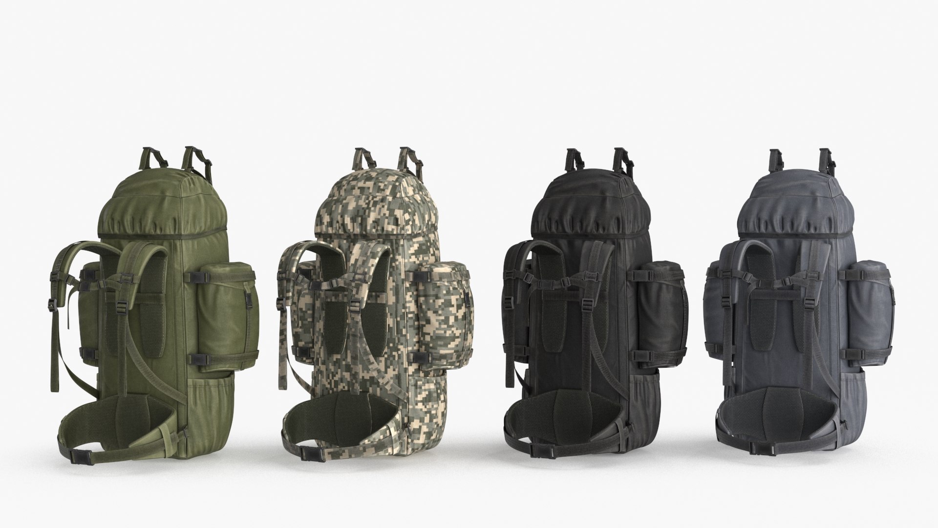 Tactical Military Backpack 3D model - TurboSquid 2060810