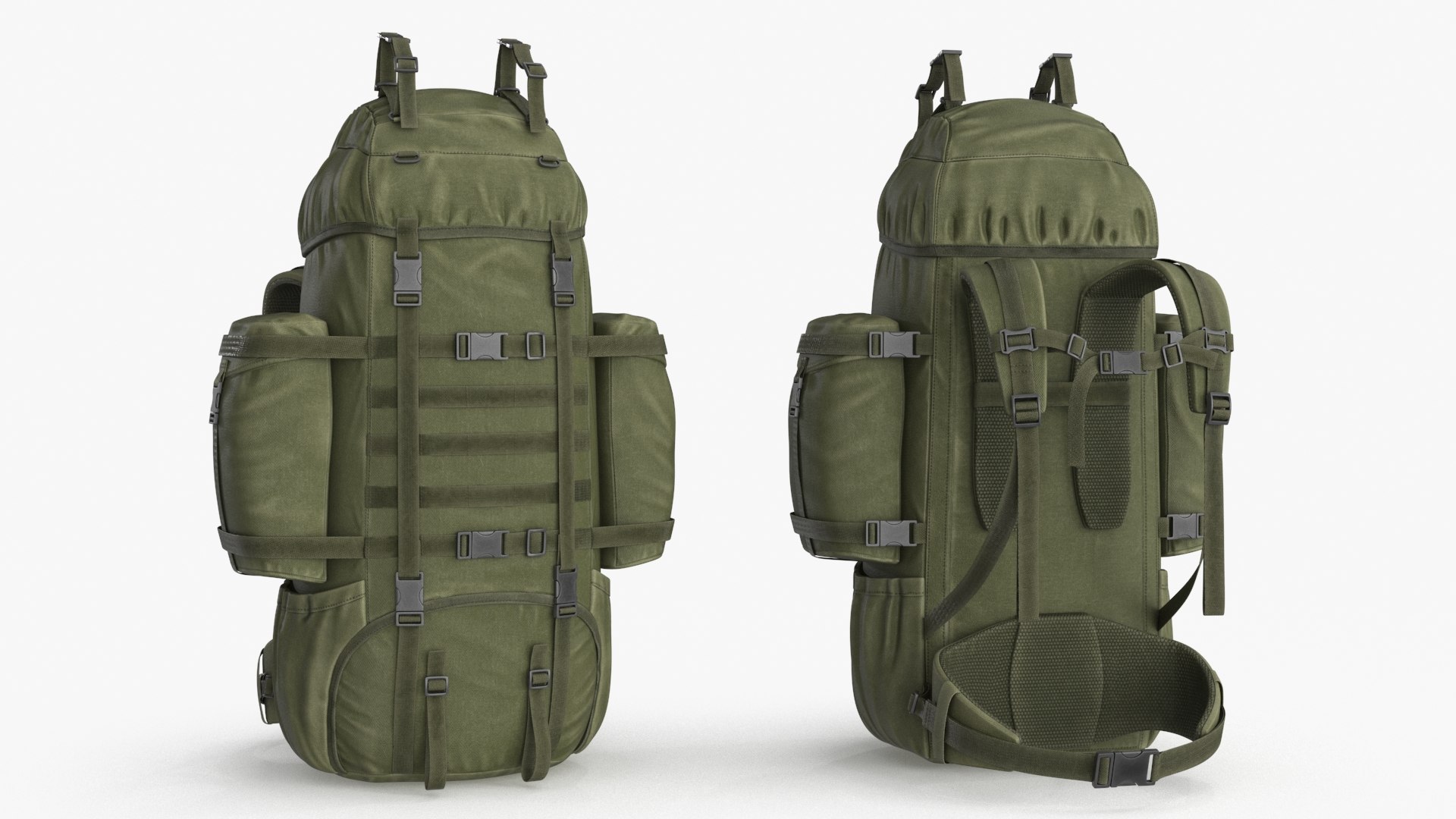 Tactical Military Backpack 3D model - TurboSquid 2060810