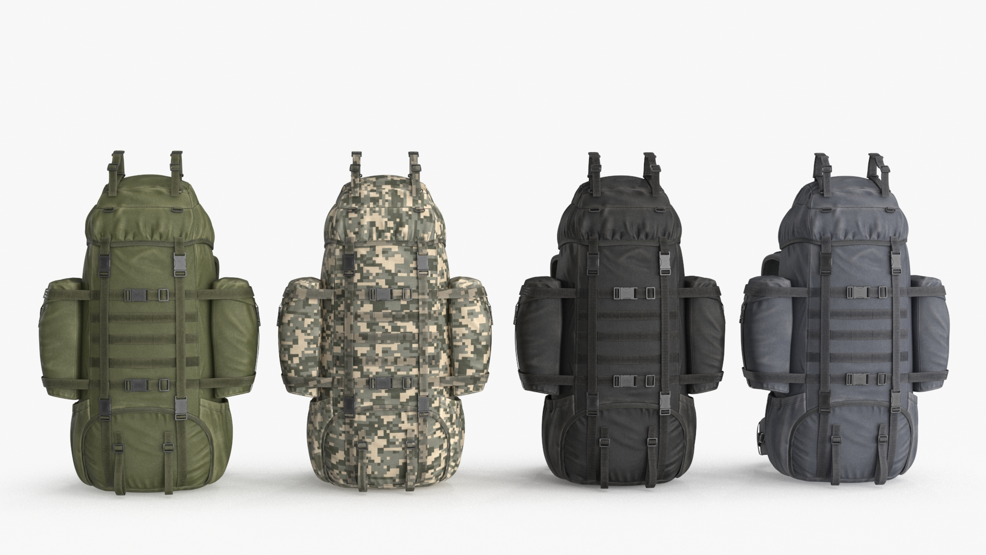Tactical Military Backpack 3D model - TurboSquid 2060810