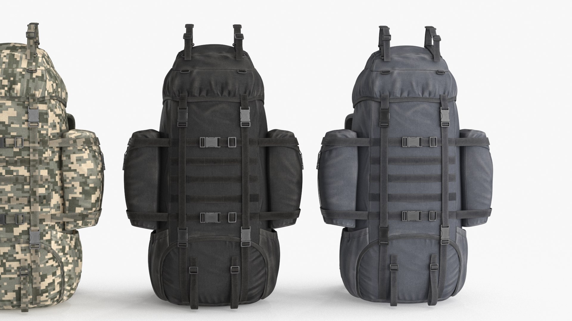 Tactical Military Backpack 3D model - TurboSquid 2060810