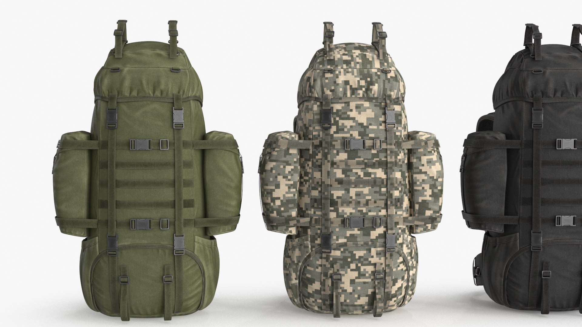Tactical Military Backpack 3D model - TurboSquid 2060810