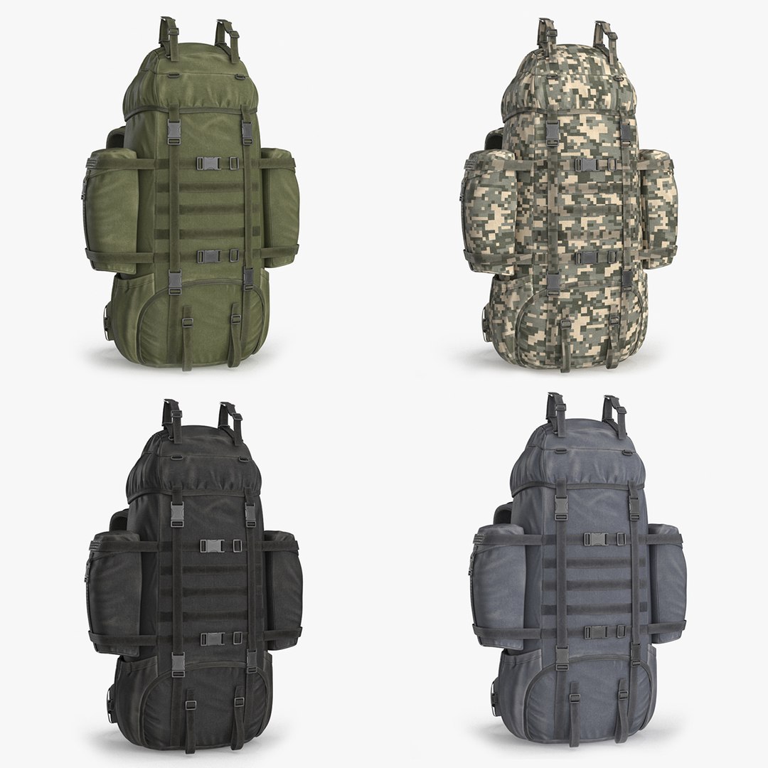 Tactical Military Backpack 3D model - TurboSquid 2060810