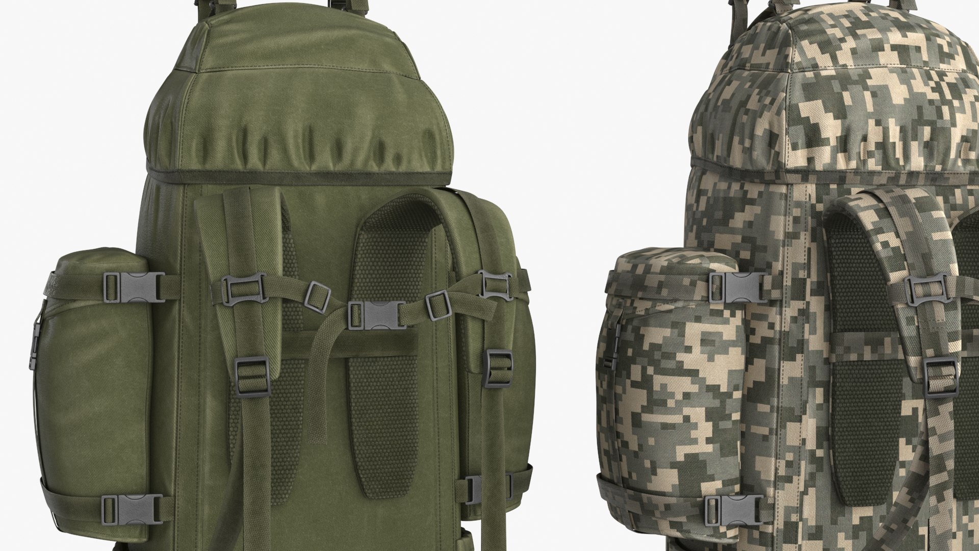 Tactical Military Backpack 3D model - TurboSquid 2060810