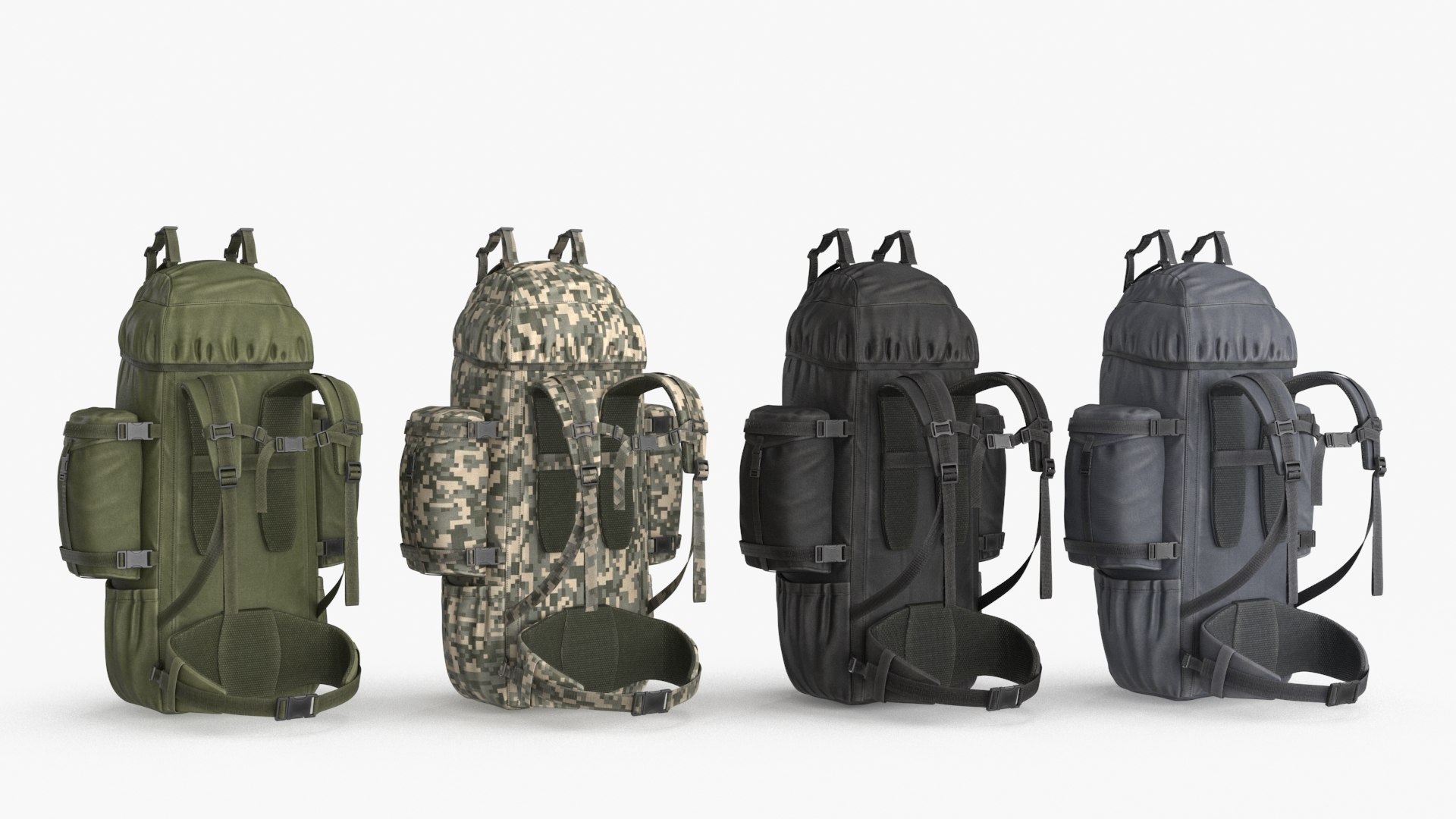 Tactical Military Backpack 3D model - TurboSquid 2060810