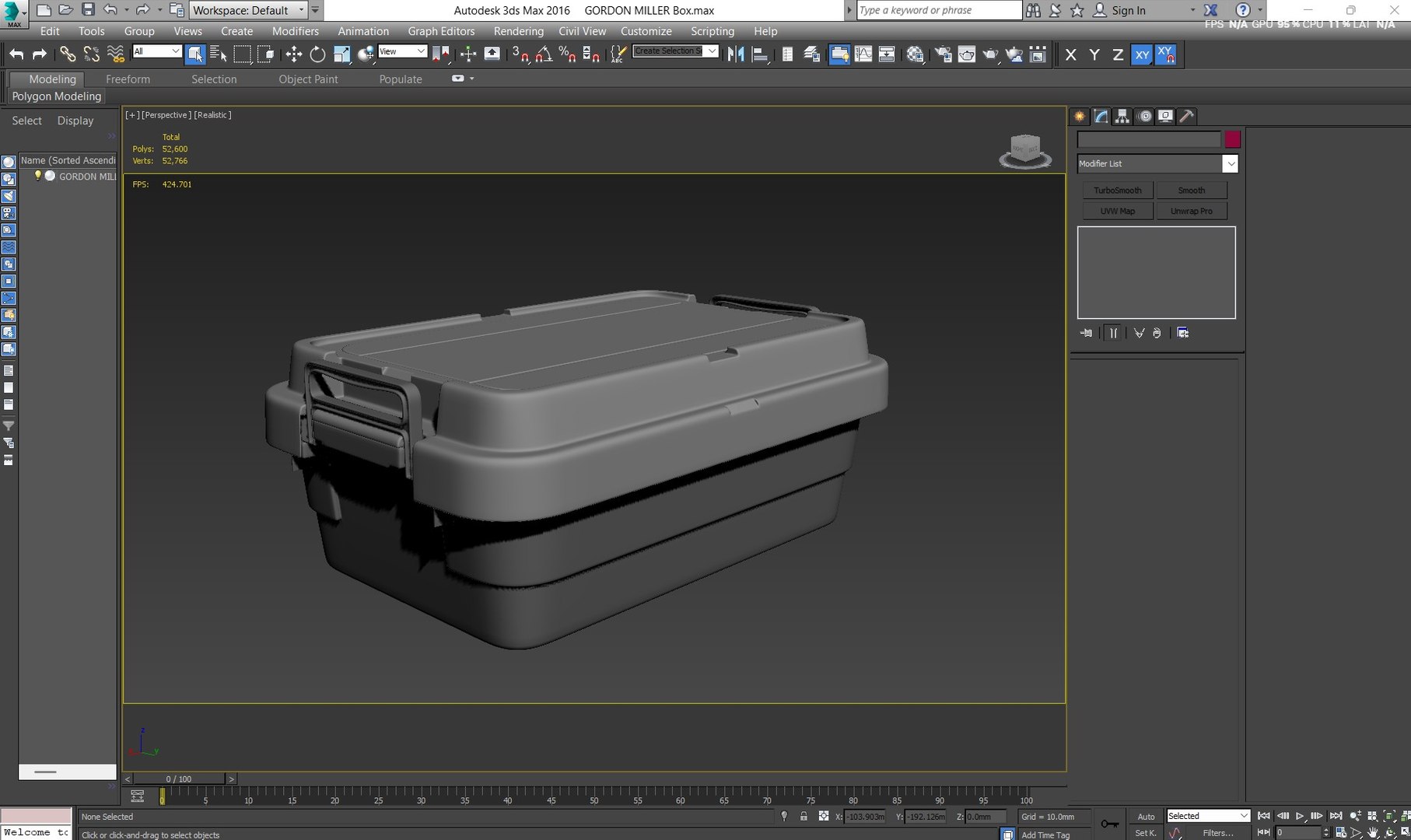 3D GORDON MILLER BOX Model - TurboSquid 2326994