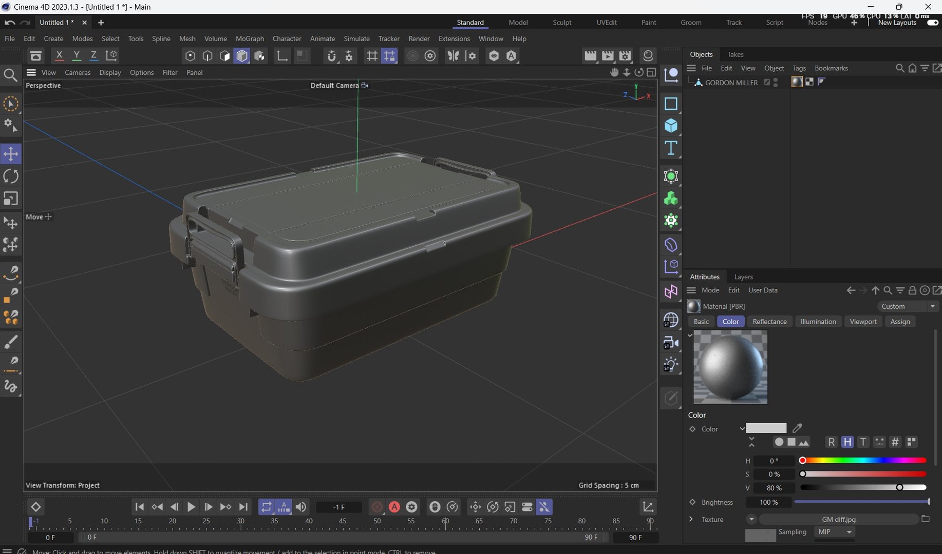 3D GORDON MILLER BOX Model - TurboSquid 2326994