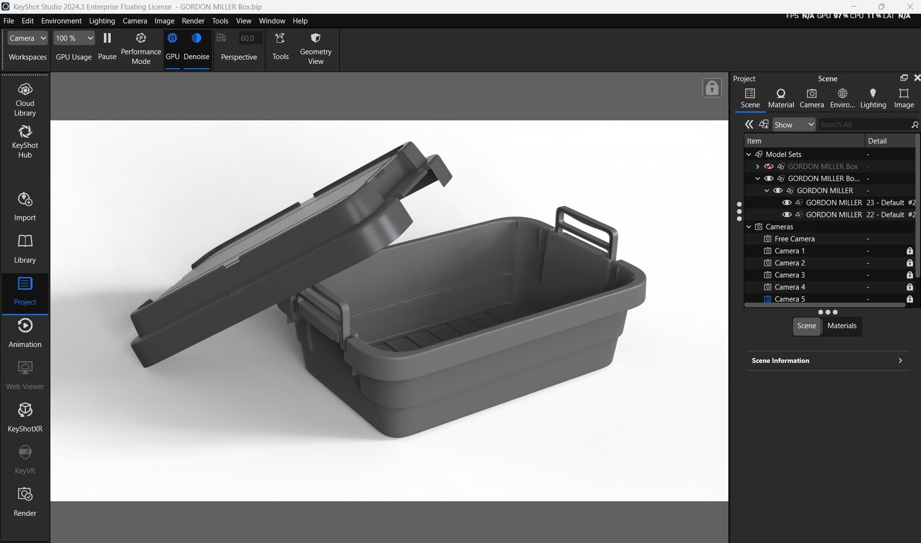 3D GORDON MILLER BOX Model - TurboSquid 2326994