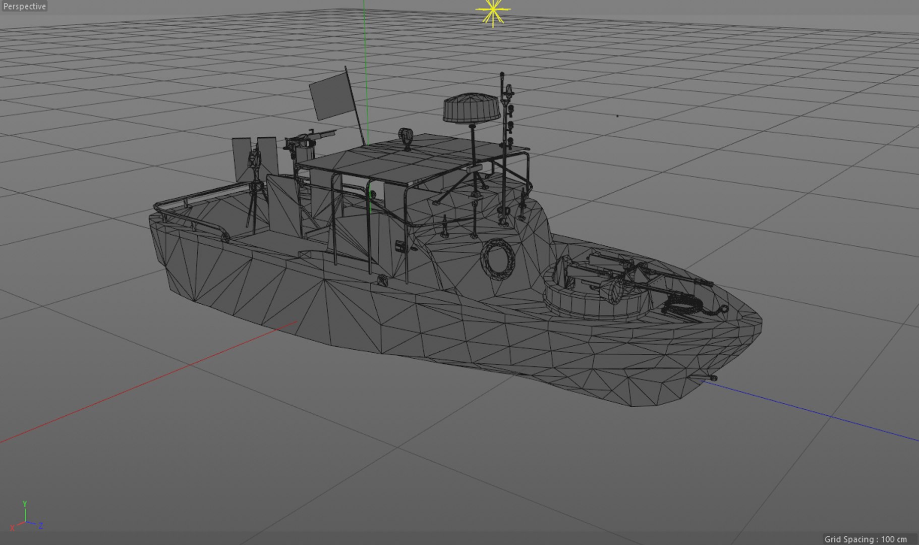 3D Model Pibber Patrol Boat River - TurboSquid 1459324