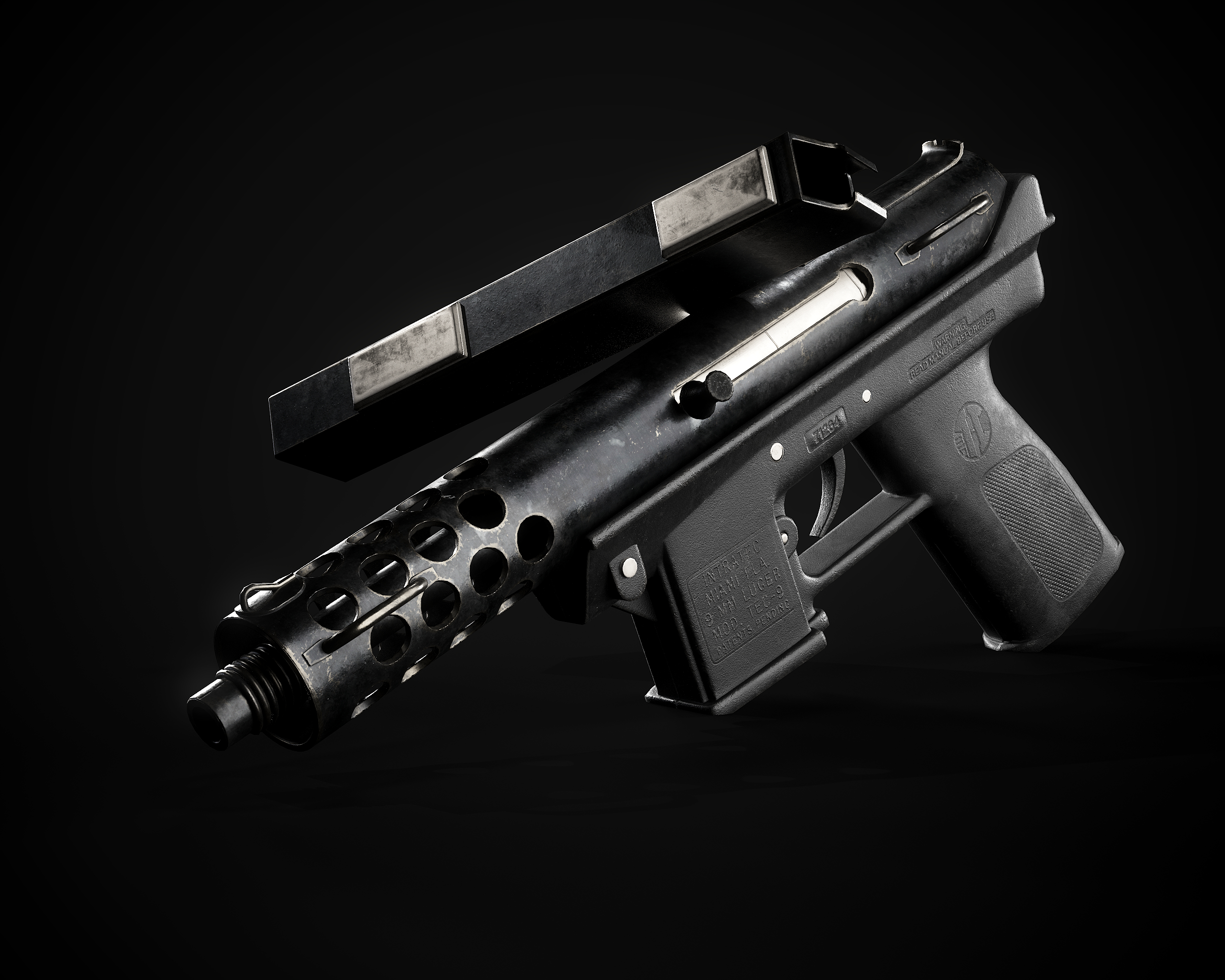 Tec-9 tec intratec 3D model - TurboSquid 1672721
