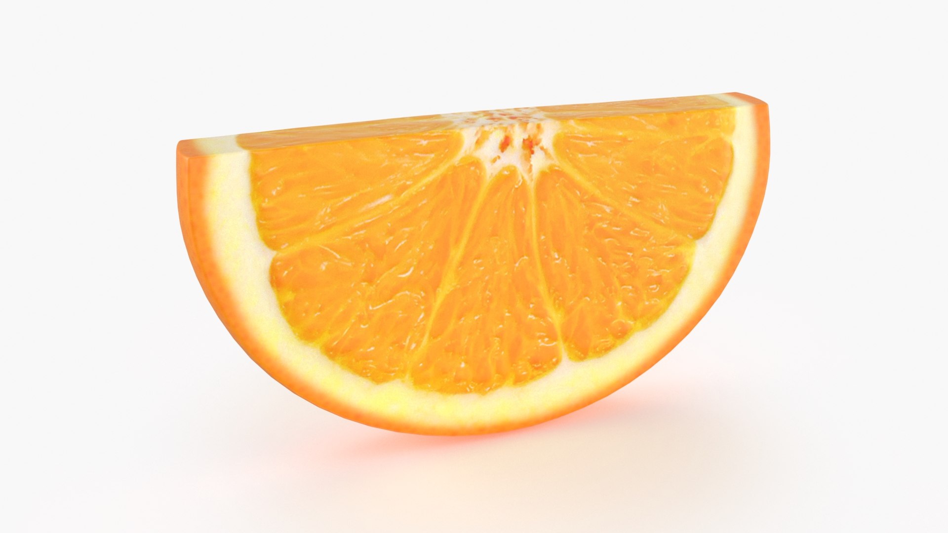 Orange Slice Half 3D Model - TurboSquid 1993144