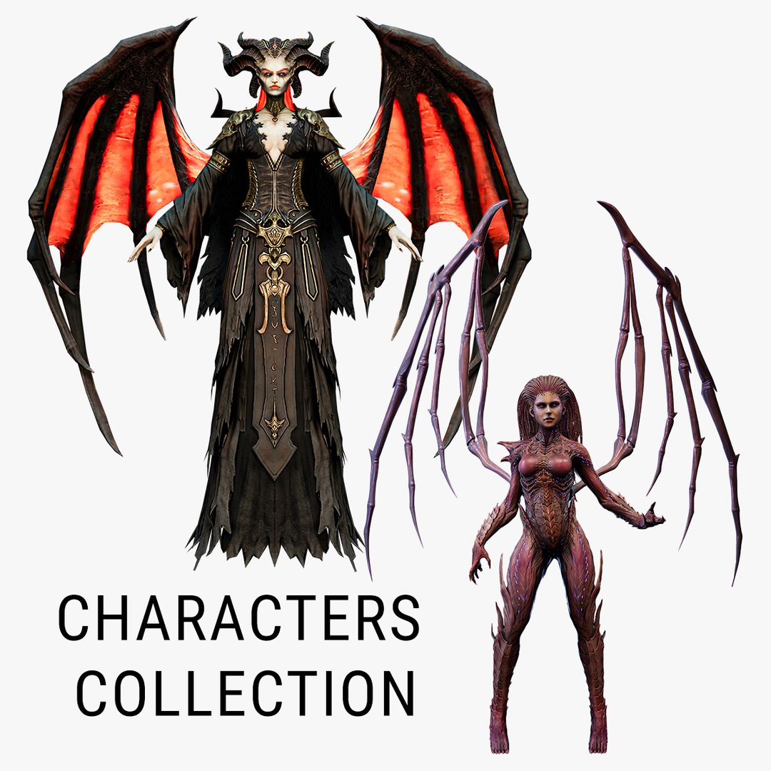 modelo 3d Personaje de Starcraft y Diablo - TurboSquid 2131211