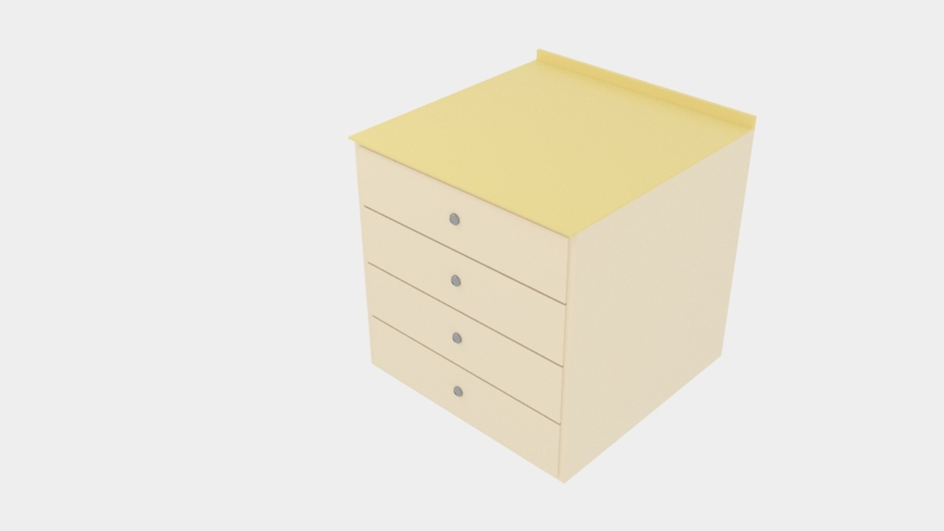 Cabinet Drawer 3D Model - TurboSquid 1306829