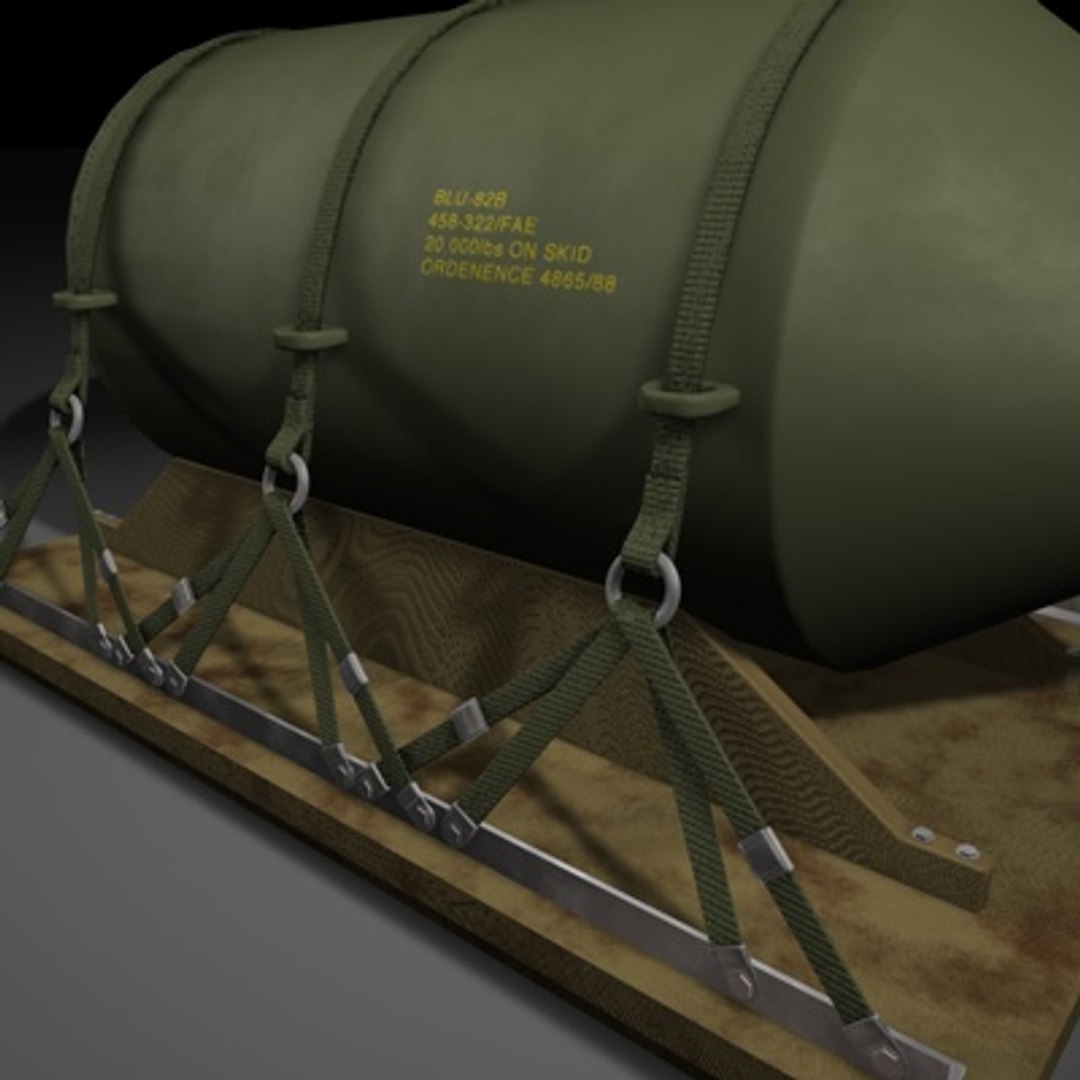 c4d blu-82b bomb air missile