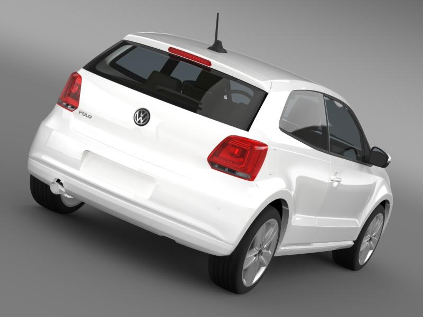 3d Model Volkswagen Polo 2009-2013