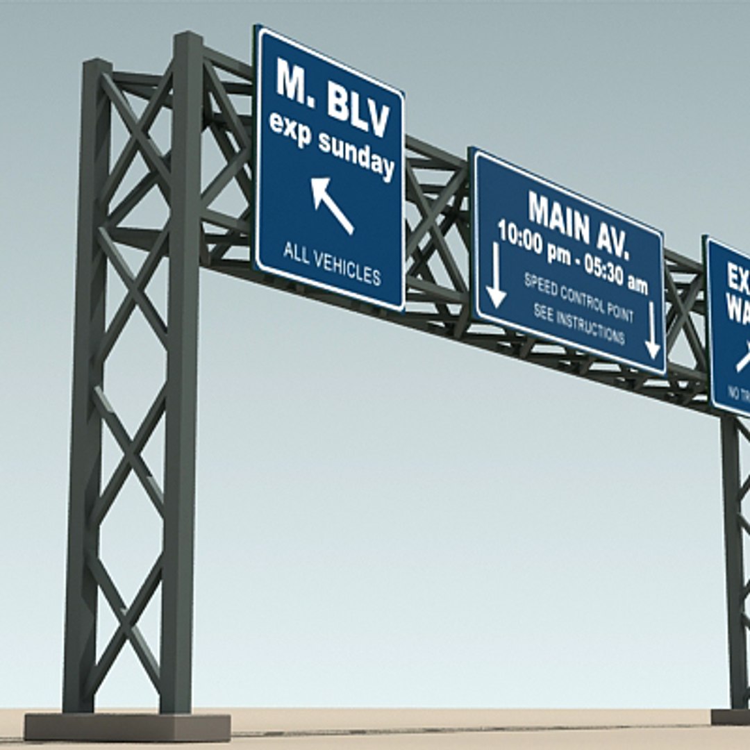 Street Elements 3d Model