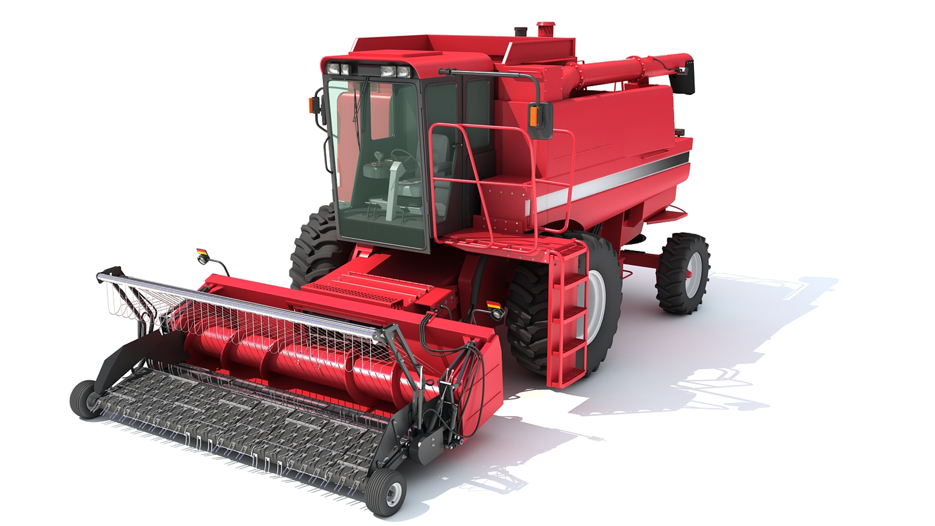 3D Combine Harvester Model - TurboSquid 1511840