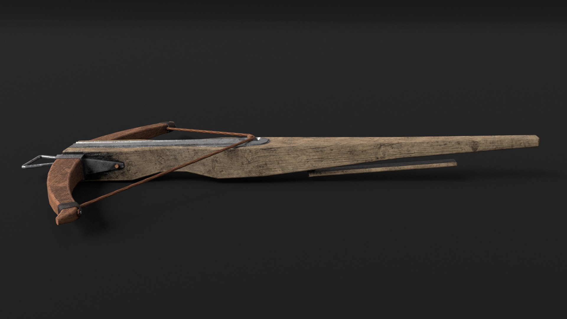 3D Medieval Crossbow Model - TurboSquid 1990620