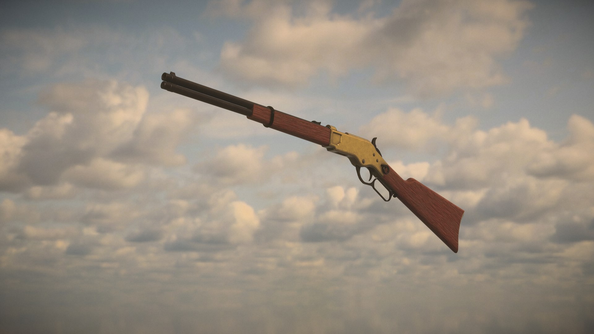 3D Western Winchester - TurboSquid 2277062
