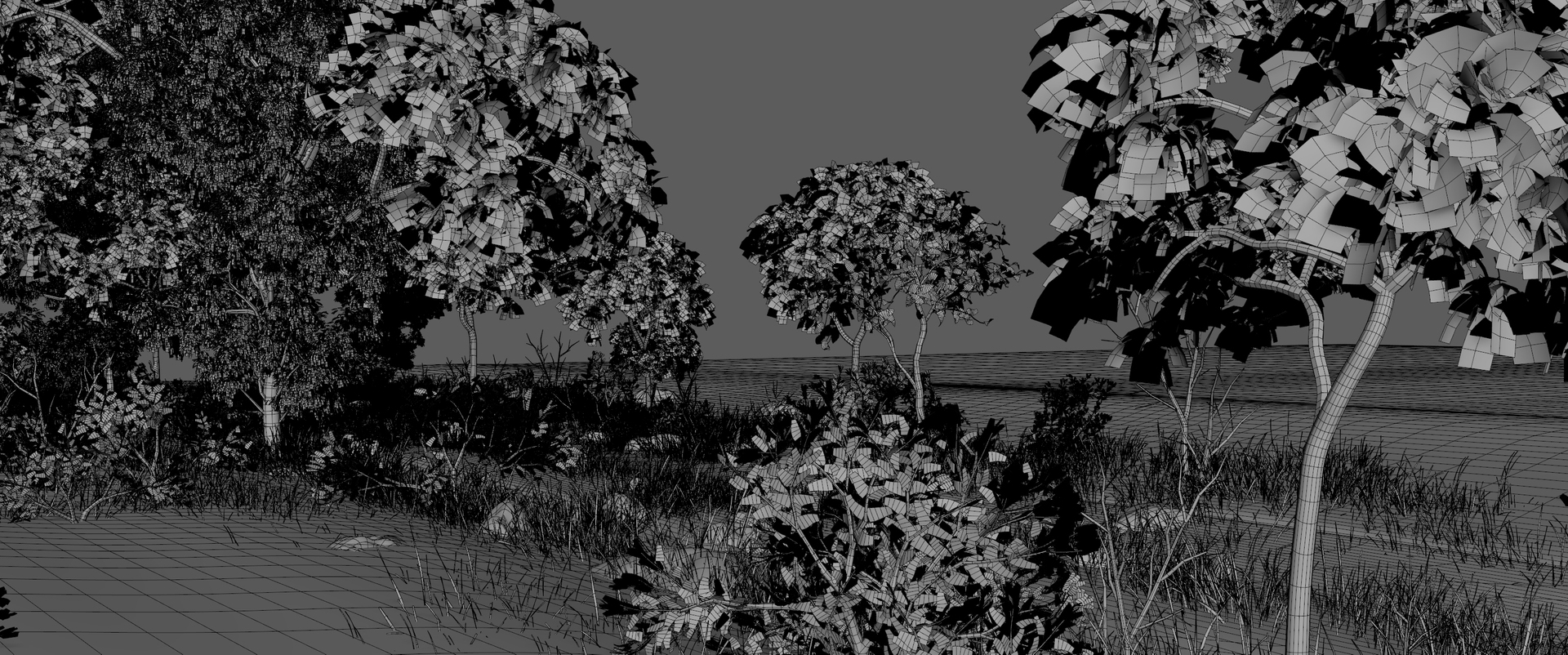 Path forest green 3D - TurboSquid 1426857