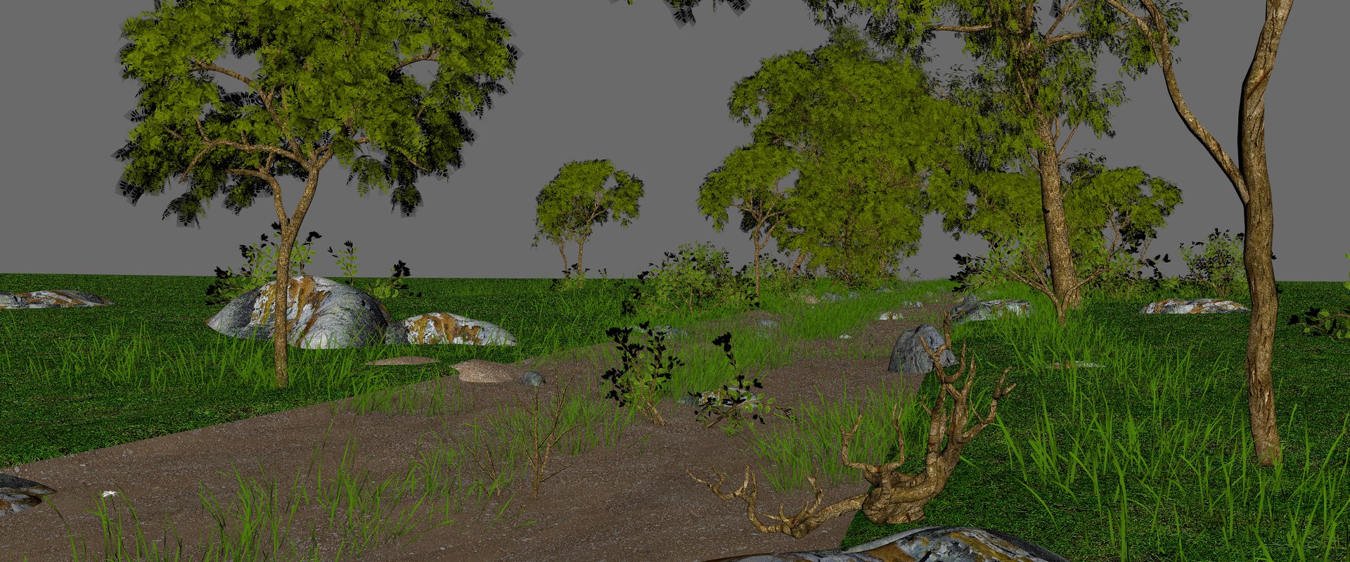 Path Forest Green 3D - TurboSquid 1426857